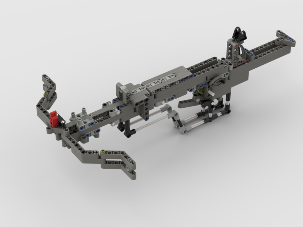 LEGO MOC crossbow gun shootable v1 by lex design | Rebrickable - Build ...