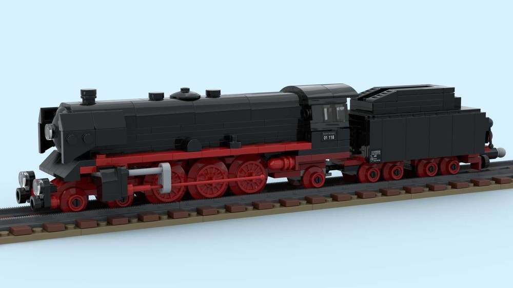 LEGO MOC Class 01 (BR 01) in H0 scale for 4 stud wide track by williweb ...