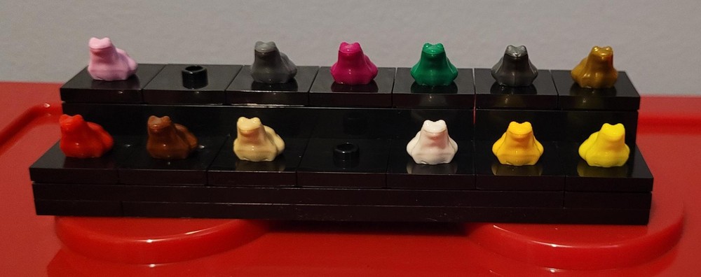 LEGO MOC Frog Display by Alevaven | Rebrickable - Build with LEGO