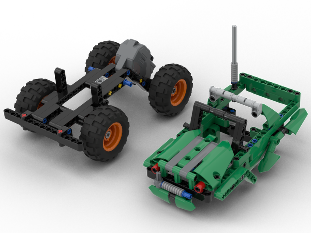 Lego Moc 42149 Jungle Explorer By Hoppepe Rebrickable Build With Lego
