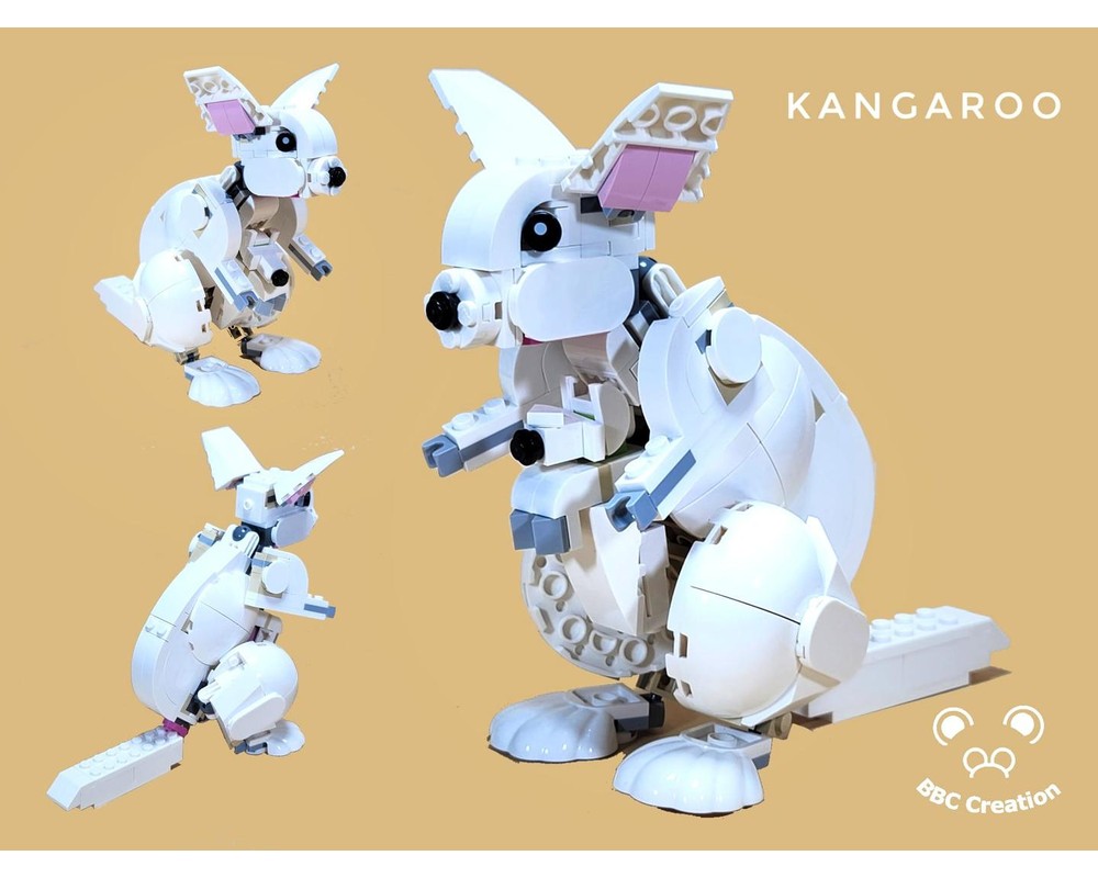 LEGO MOC White Kangaroo by bbchai | Rebrickable - Build with LEGO