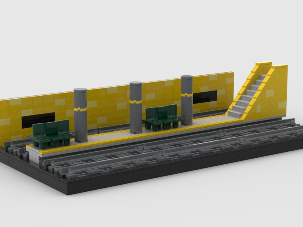 LEGO MOC Train Showcase Diorama Subway Station by steineonkel ...