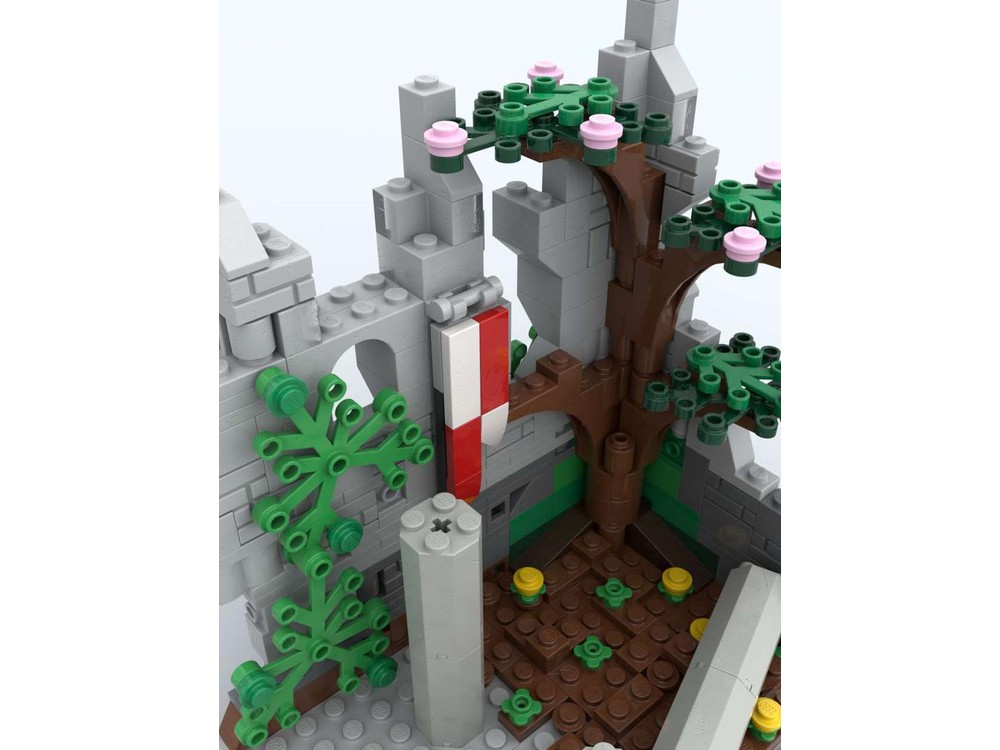 LEGO MOC Ruin Castle Diorama by Be the Brick | Rebrickable - Build with ...