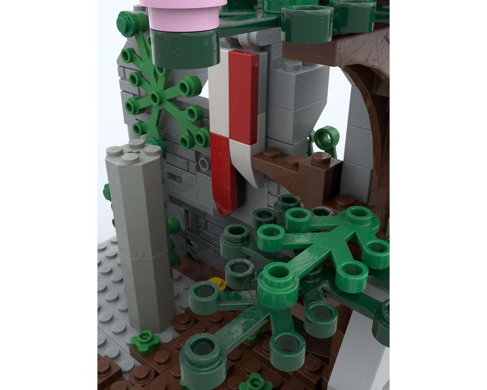 LEGO MOC Ruin Castle Diorama by Be the Brick | Rebrickable - Build with ...