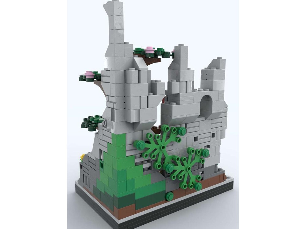 LEGO MOC Ruin Castle Diorama by Be the Brick | Rebrickable - Build with ...
