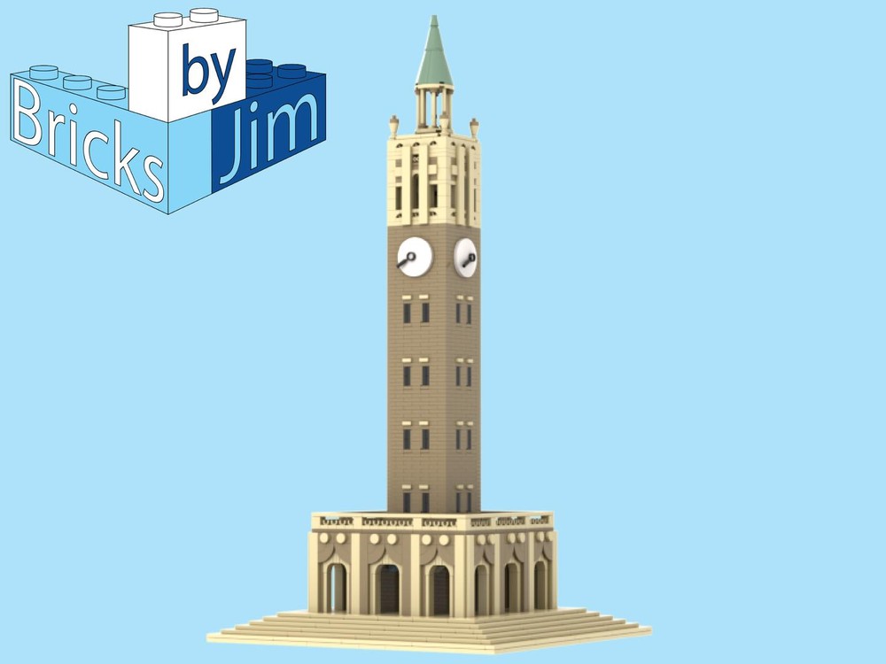 LEGO MOC University Bell Tower by BricksbyJim | Rebrickable - Build ...