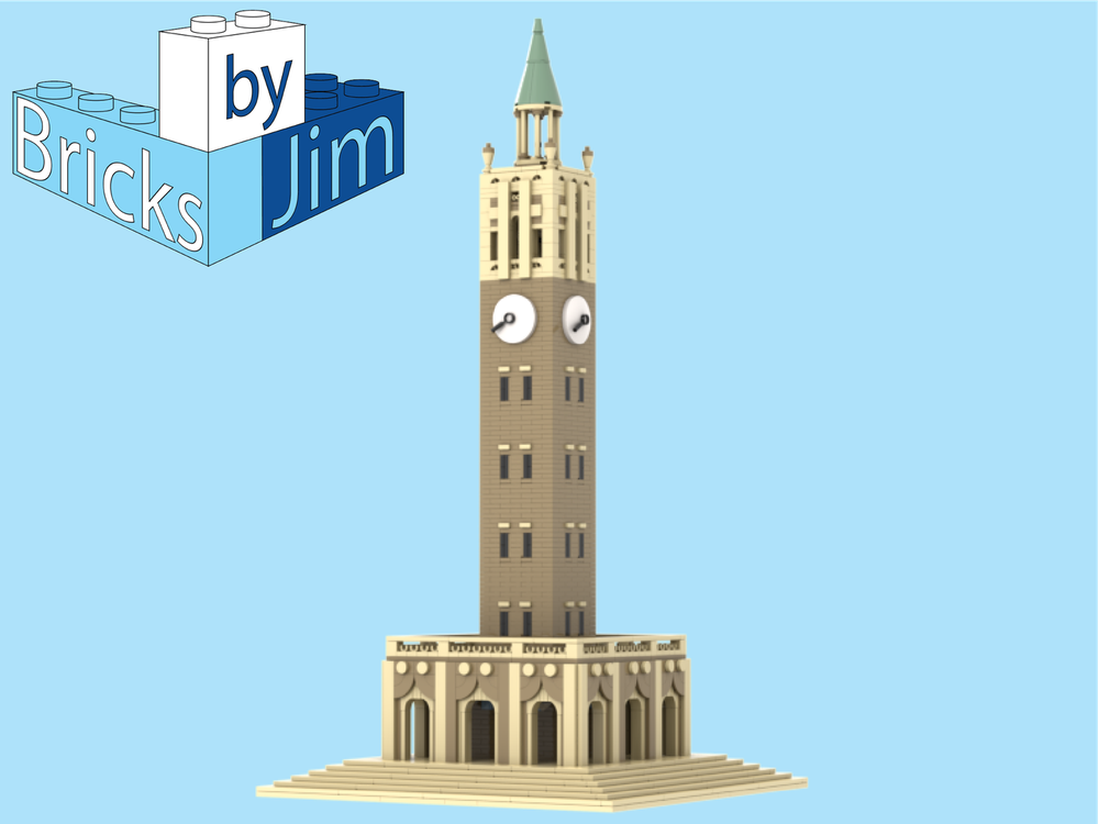 LEGO MOC University Bell Tower by BricksbyJim | Rebrickable - Build ...