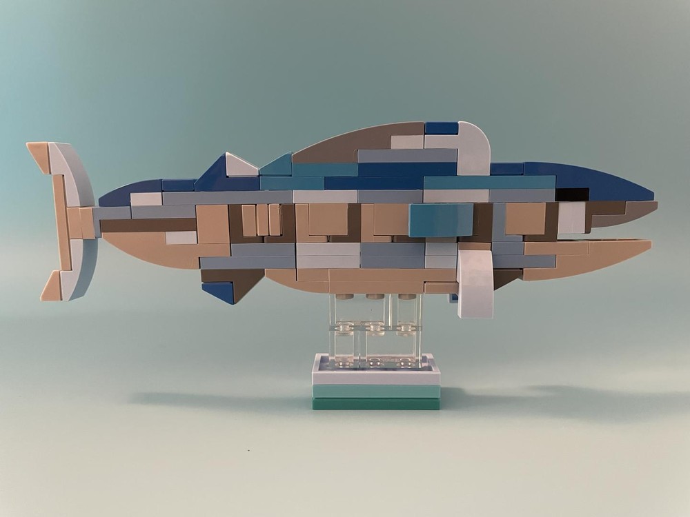LEGO MOC Wahoo (ono) mini display fish model by legoartist808 ...