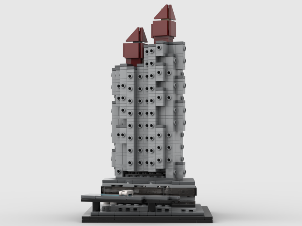 LEGO MOC Nakagin Capsule Tower - Tokyo by tobetop | Rebrickable - Build ...