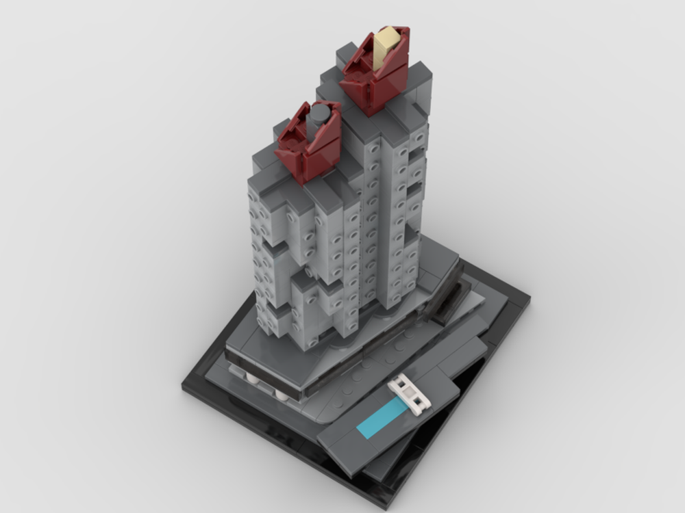 LEGO MOC Nakagin Capsule Tower - Tokyo by tobetop | Rebrickable - Build ...