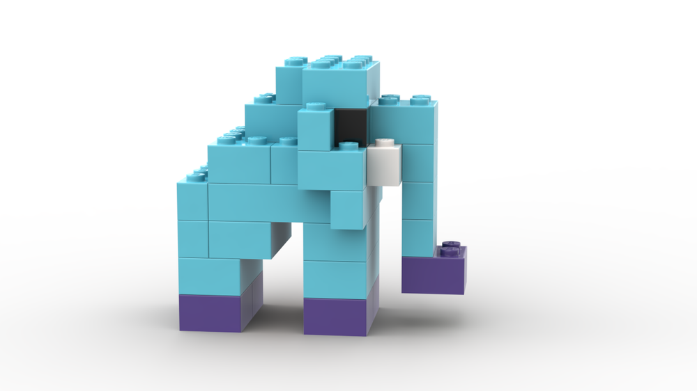 LEGO MOC 11030 Elephant by Lenarex | Rebrickable - Build with LEGO