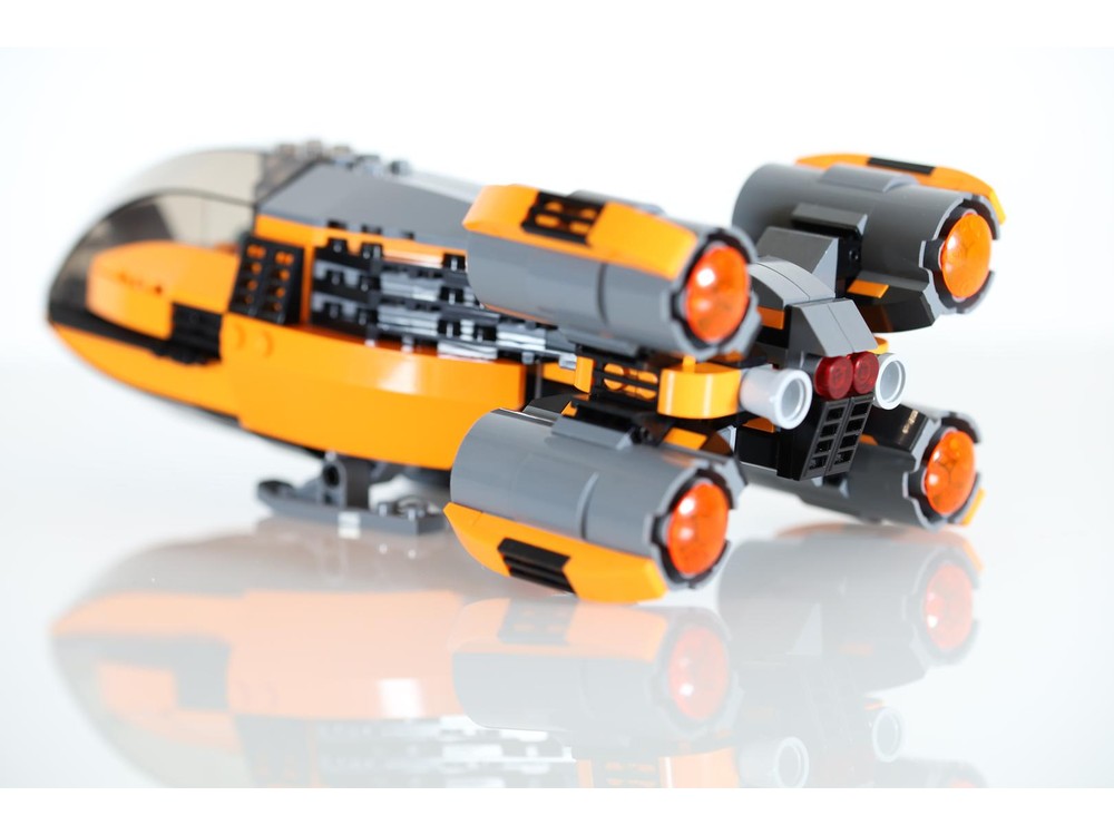 LEGO MOC Spaceship "Cerberus" by brampf | Rebrickable - Build with LEGO