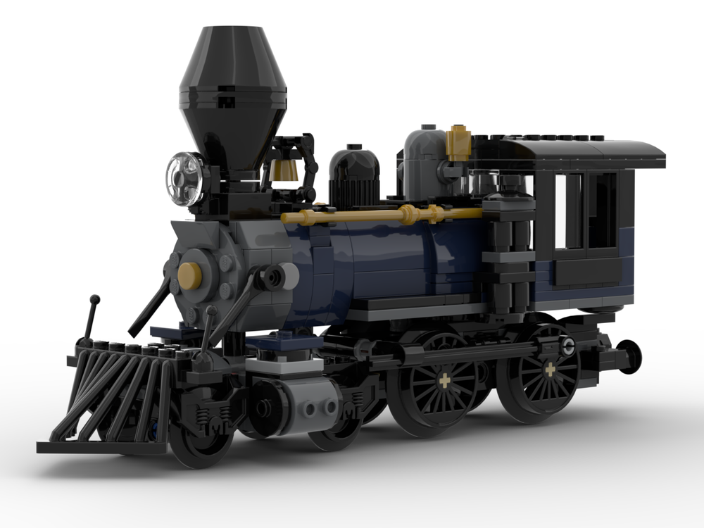 LEGO MOC Western Steam Engine by Cascadia Bricks | Rebrickable - Build ...