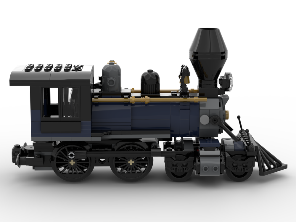 Lego Moc Western Steam Engine By Cascadia Bricks Rebrickable Build