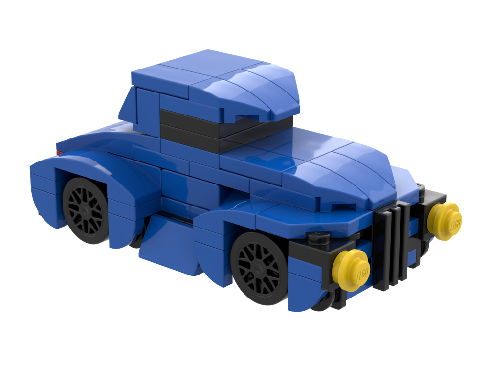 LEGO MOC 40's Custom Coupe and Trailer by SomeDude | Rebrickable ...