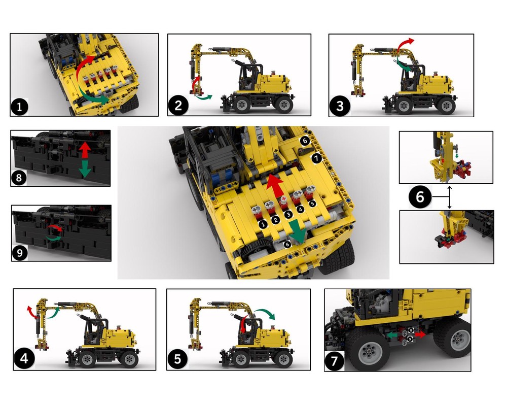 LEGO MOC Cat m 317 f excavator in 1:16 scale technic style by lones ...
