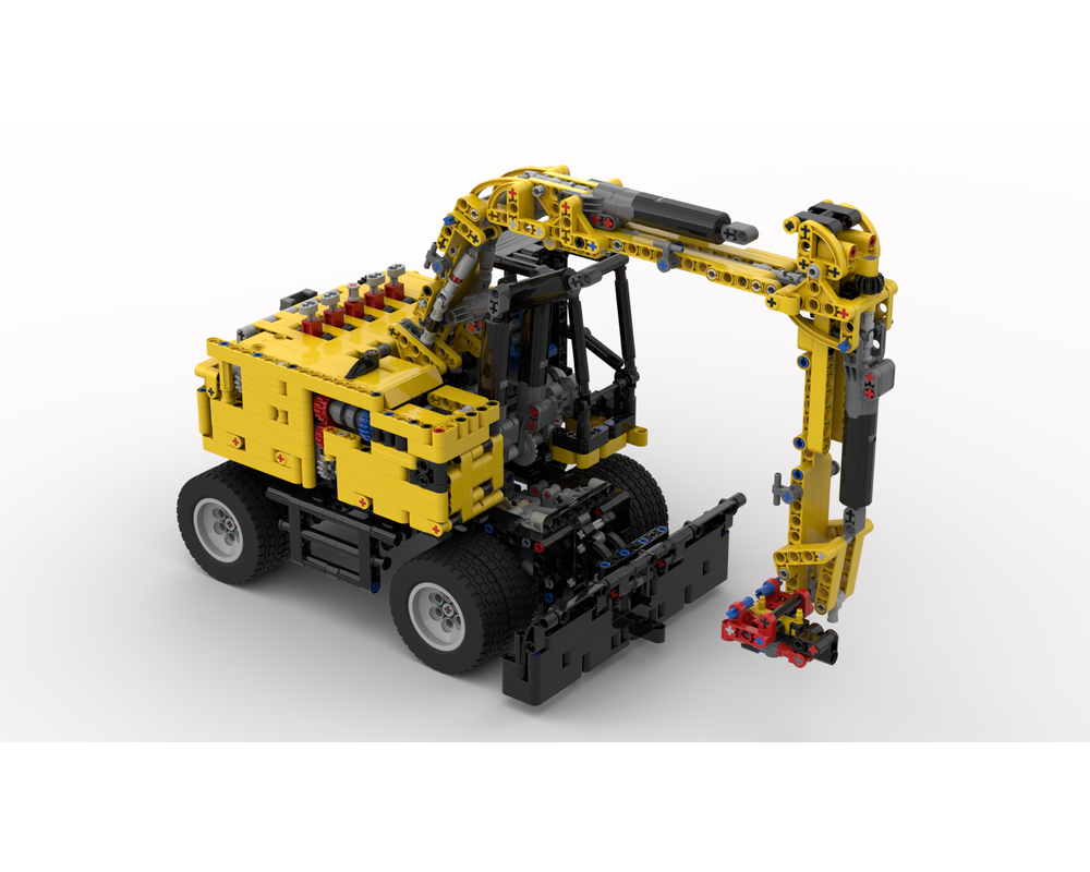 LEGO MOC Cat m 317 f excavator in 1:16 scale technic style by lones ...