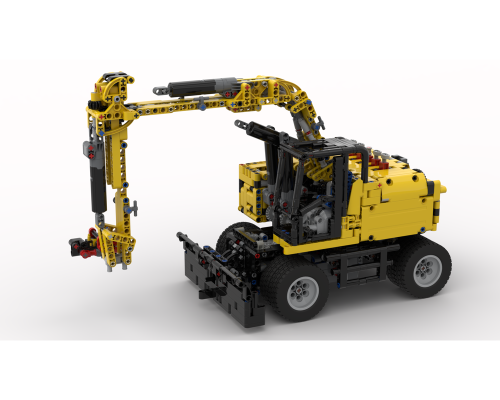 LEGO MOC Cat m 317 f excavator in 1:16 scale technic style by lones ...