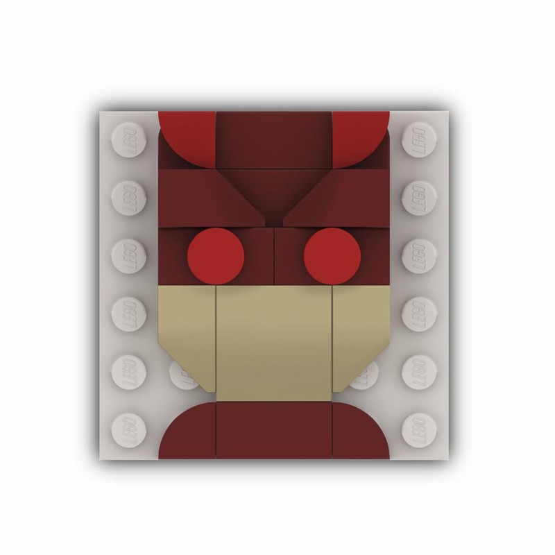 LEGO MOC Daredevil Mini Mosaic (Designed for LEGO X Levi's) by ...