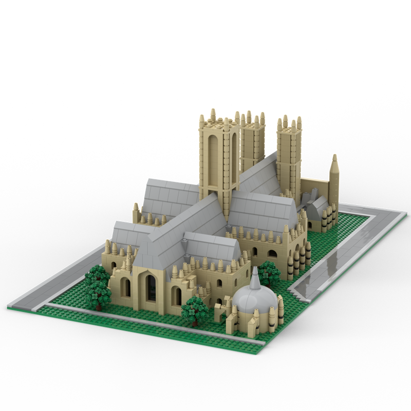 LEGO MOC Lincoln Cathedral Update by The Alvocado | Rebrickable - Build ...