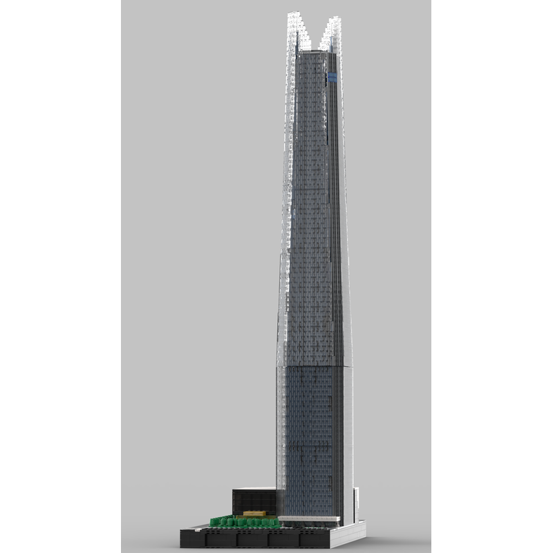LEGO MOC-143208 Lotte World Tower Ver 2 at 1/650th Scale by ...