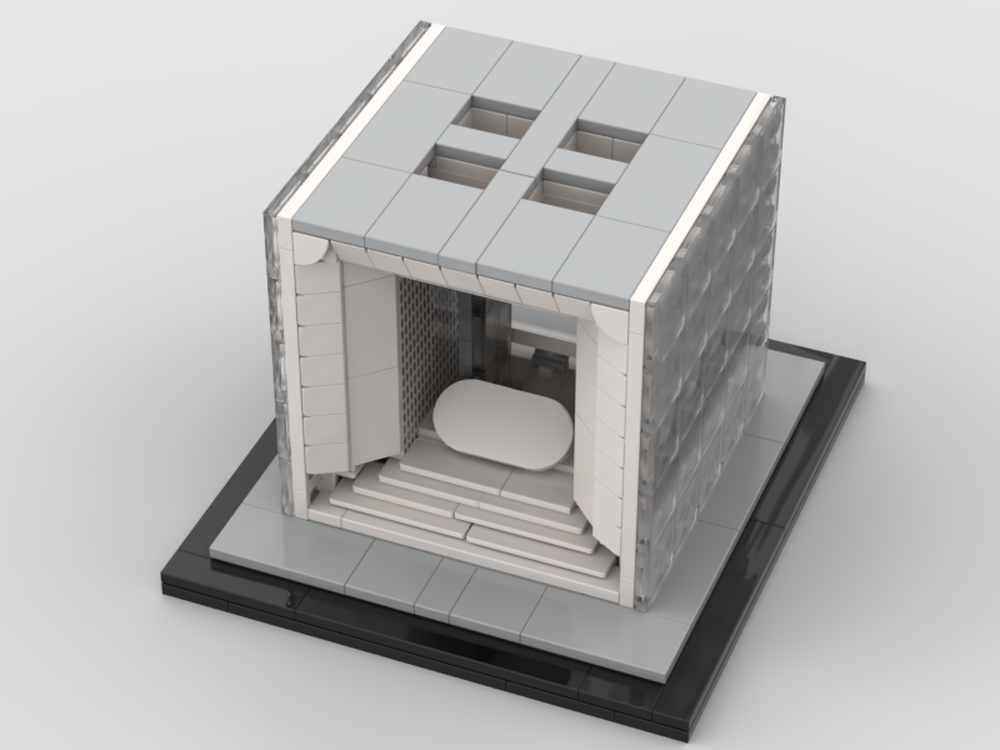 Lego Moc Grande Arche Paris By Tobetop Rebrickable Build With Lego