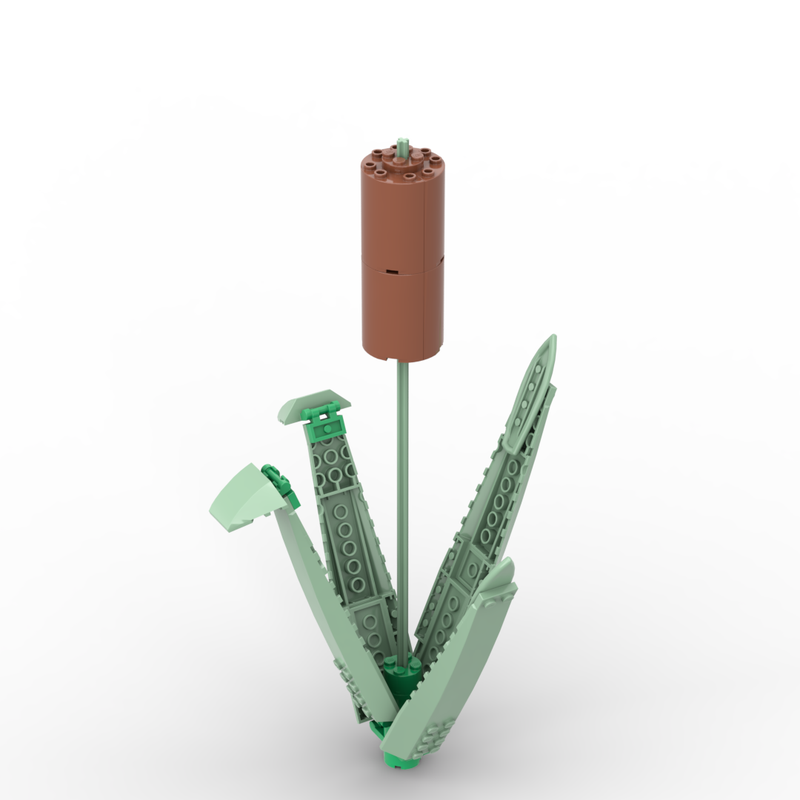 LEGO MOC Bulrush 1 plant by DolopBouwen | Rebrickable - Build with LEGO