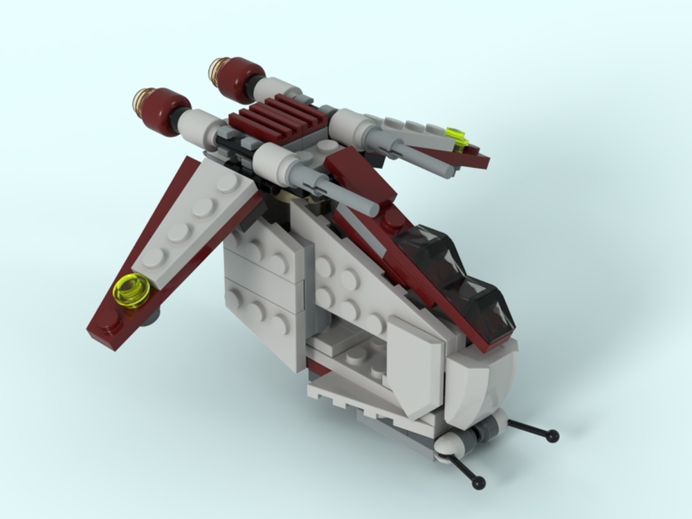 LEGO MOC MOC Republic Gunship LAAT by mobyeatworld | Rebrickable ...