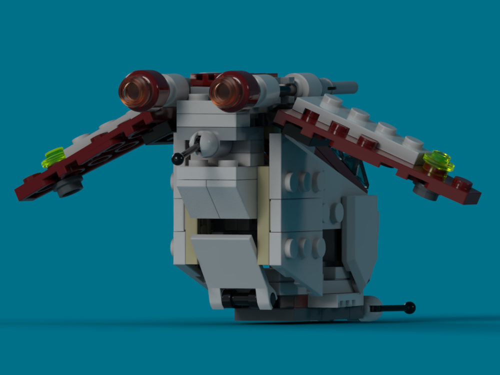 Lego Moc Moc Republic Gunship Laat By Mobyeatworld Rebrickable