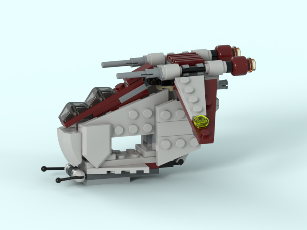 LEGO MOC MOC Republic Gunship LAAT by mobyeatworld | Rebrickable ...