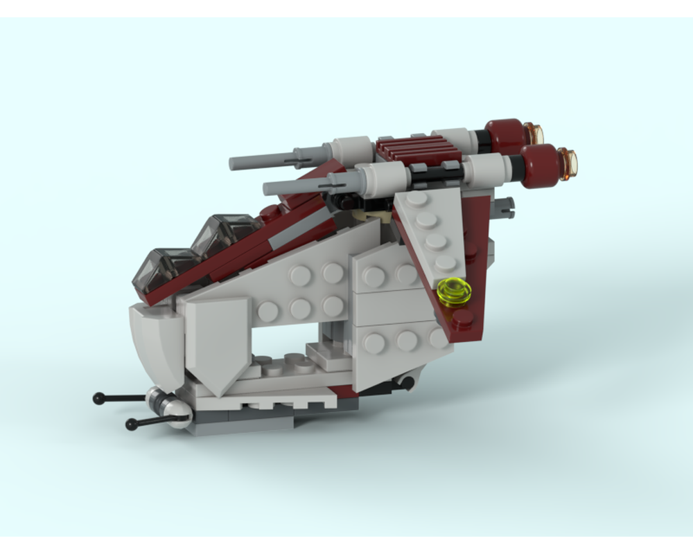 LEGO MOC MOC Republic Gunship LAAT by mobyeatworld | Rebrickable ...