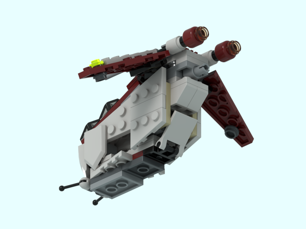 LEGO MOC MOC Republic Gunship LAAT by mobyeatworld | Rebrickable ...