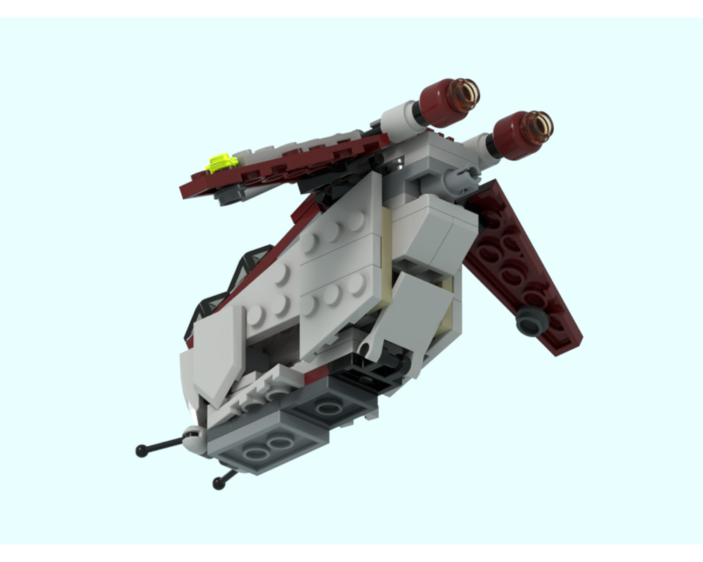 LEGO MOC MOC Republic Gunship LAAT by mobyeatworld | Rebrickable ...