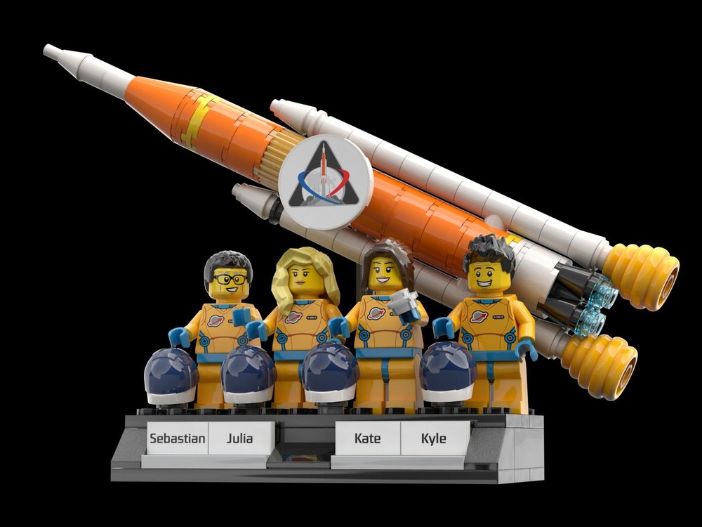 LEGO MOC The proud crew of ARTEMIS I by TheMatador | Rebrickable ...