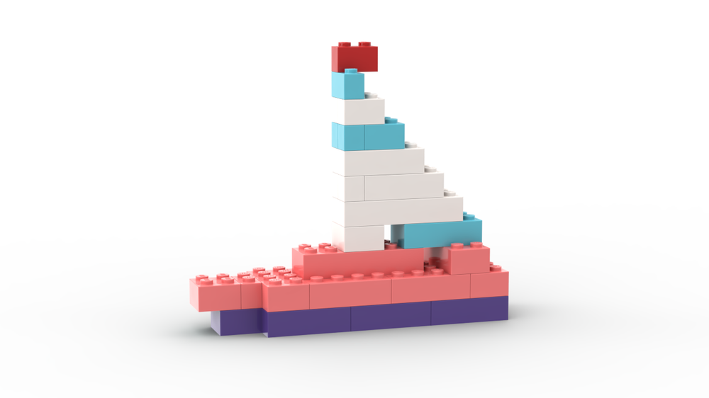 LEGO MOC 11030 Boat by Lenarex | Rebrickable - Build with LEGO