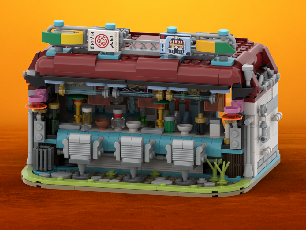 LEGO MOC Cyberpunk Seafood by Huebre | Rebrickable - Build with LEGO