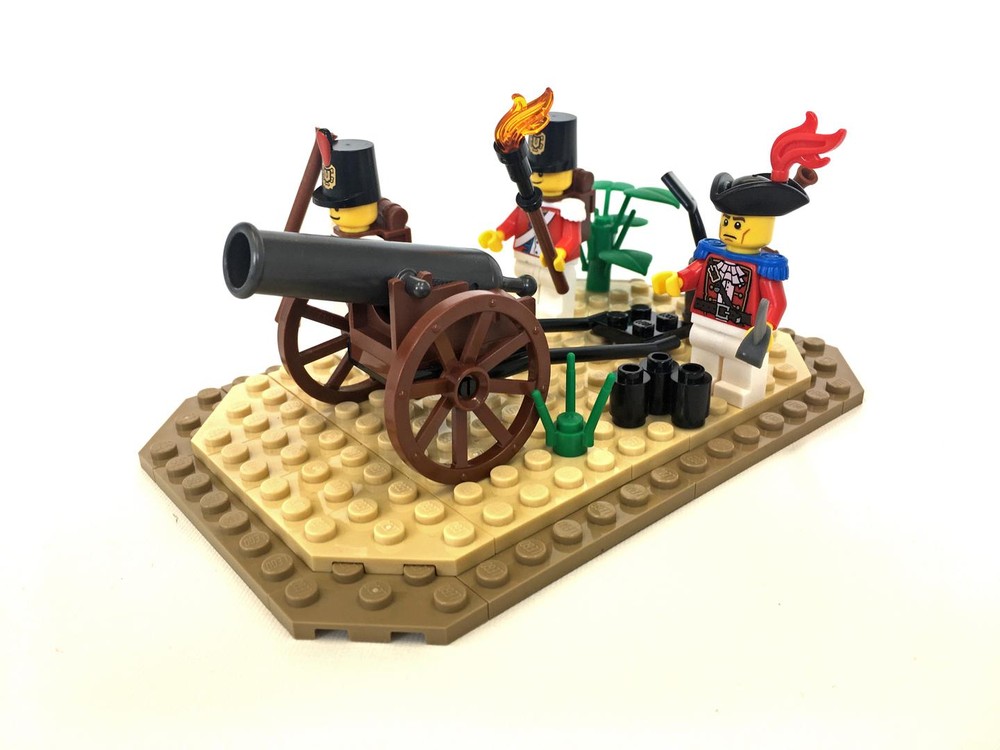 LEGO MOC Redcoat Canon Troop by Tijah | Rebrickable - Build with LEGO