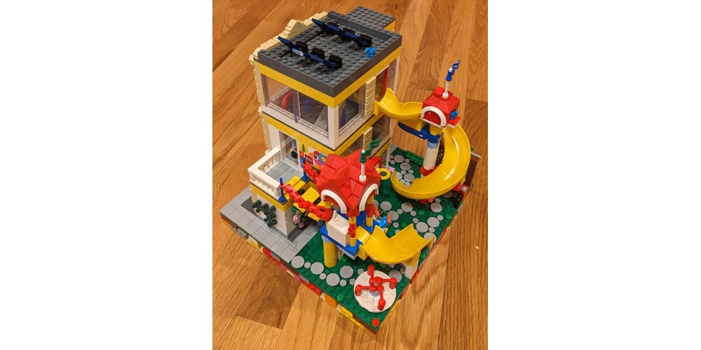 LEGO MOC Three-Floor Lego Store with Slides! by cscott | Rebrickable ...