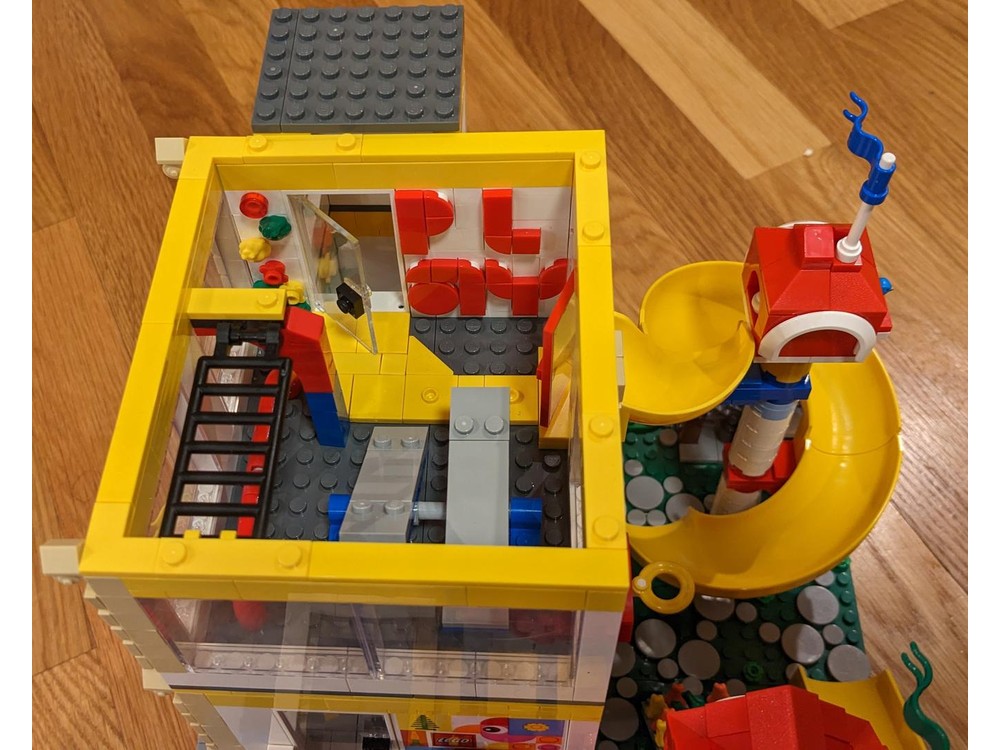 LEGO MOC Three-Floor Lego Store with Slides! by cscott | Rebrickable ...