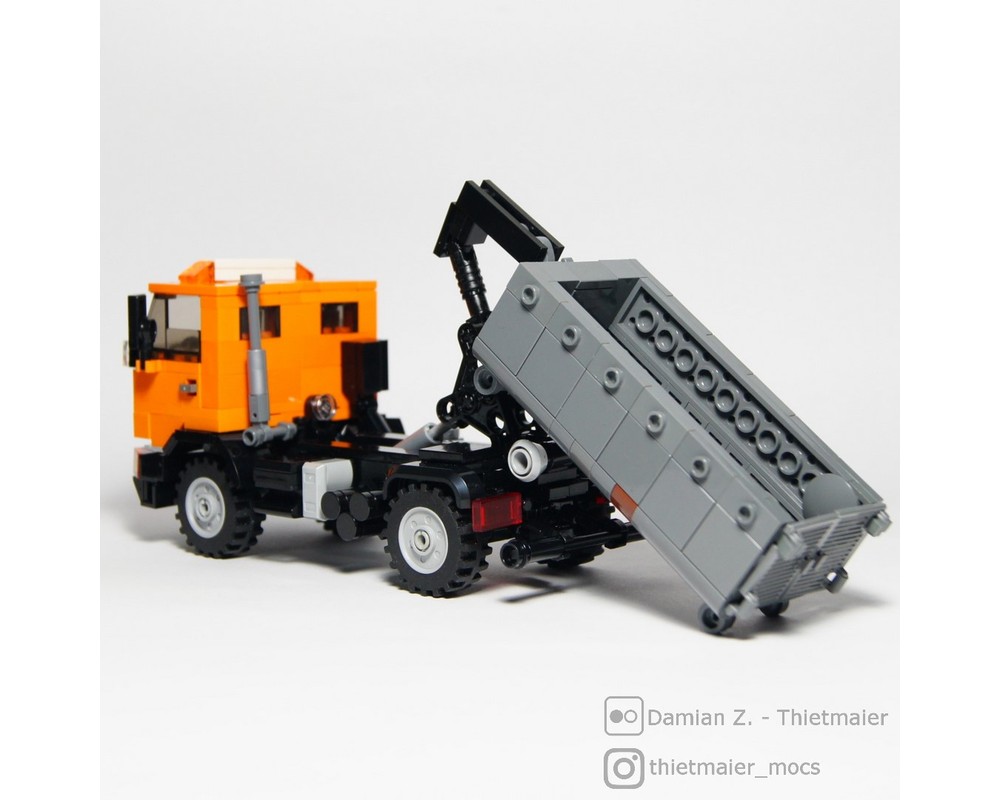 Lego Moc Man Le 4x4 Hooklift Truck By Thietmaiermocs Rebrickable