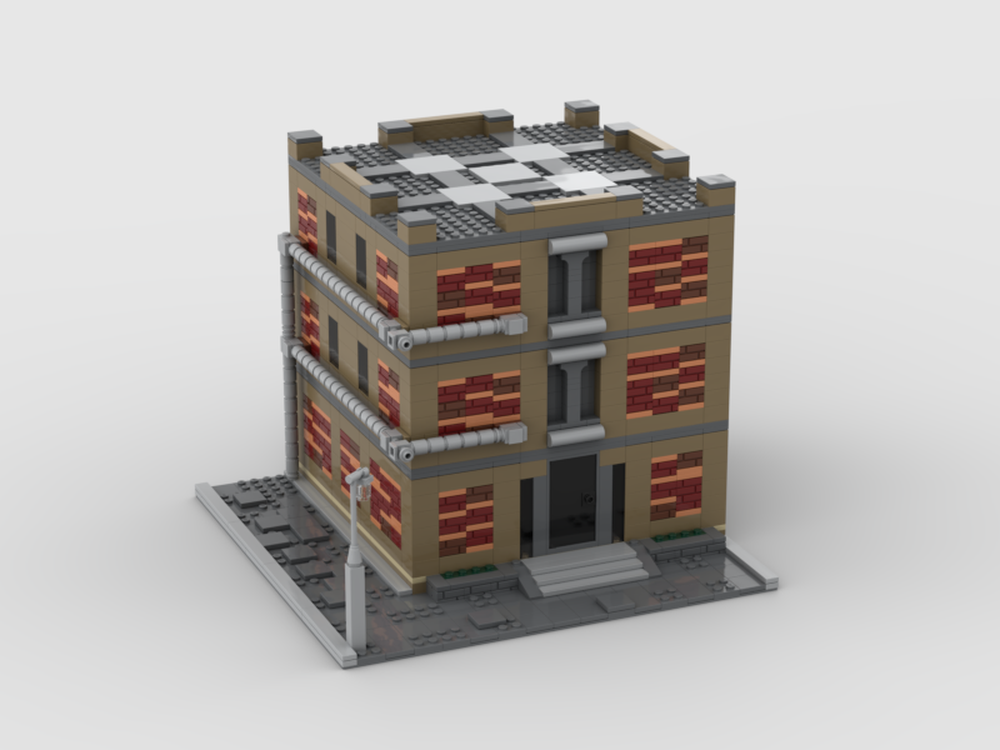 LEGO MOC Rustic Apartment Modular by Vio_ | Rebrickable - Build with LEGO