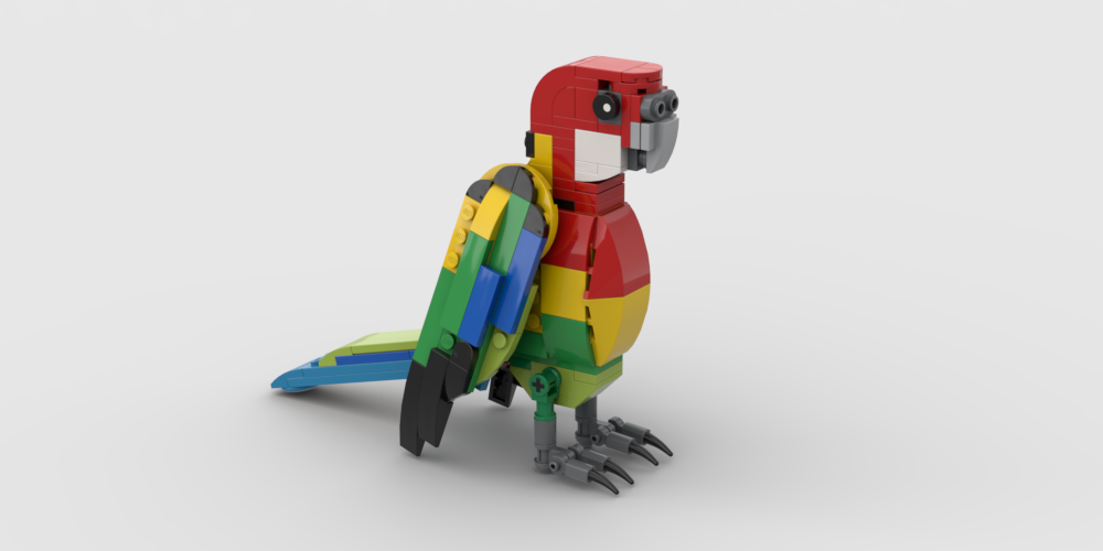 LEGO MOC Eastern Rosella parrot by legham | Rebrickable - Build with LEGO