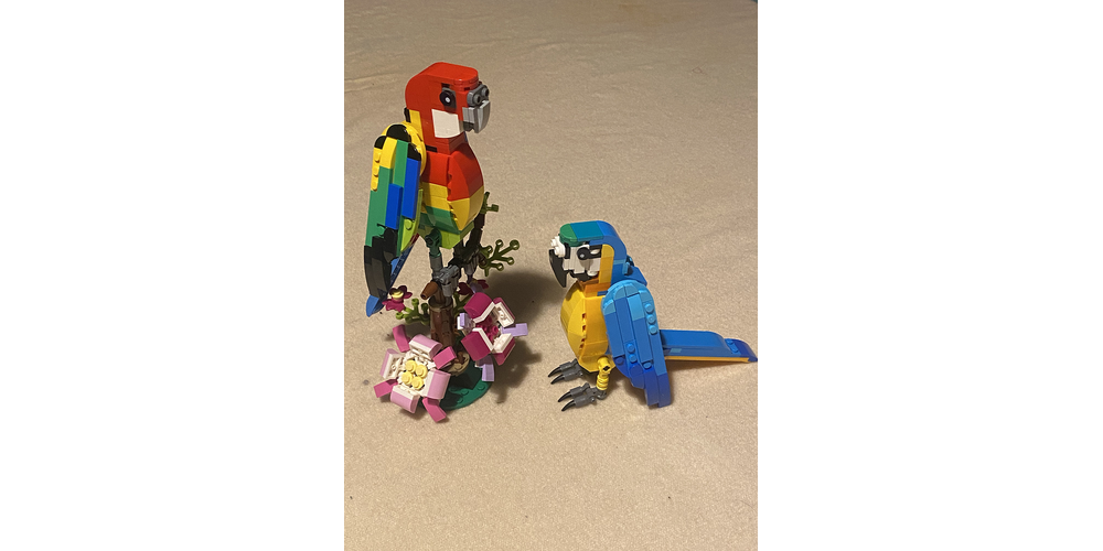 LEGO MOC Eastern Rosella parrot by legham | Rebrickable - Build with LEGO