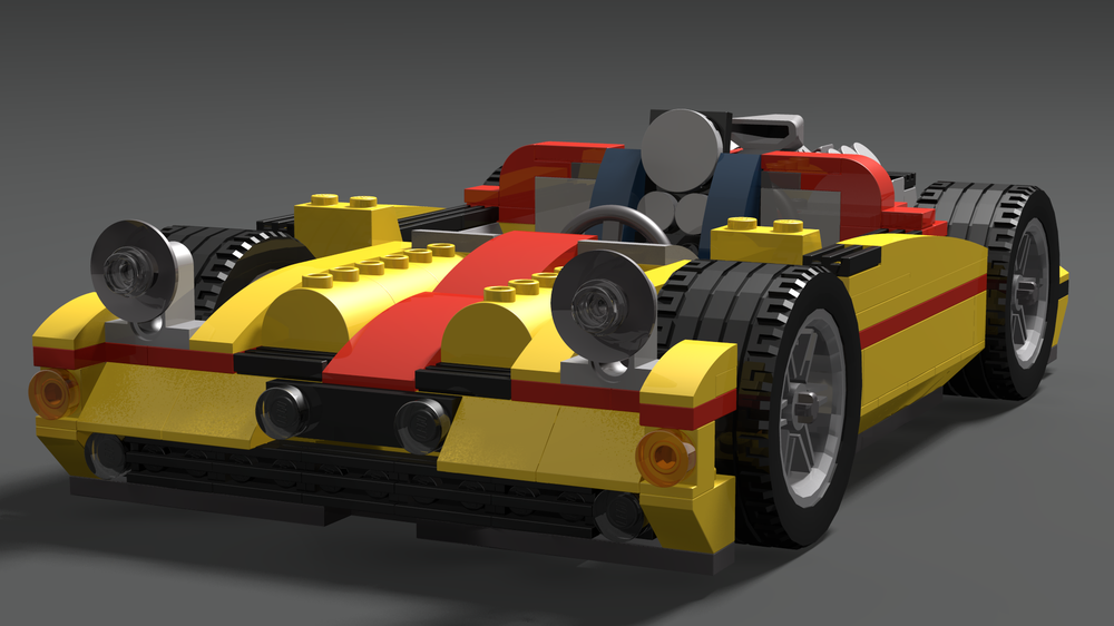 LEGO MOC Track Car by RSLuked | Rebrickable - Build with LEGO