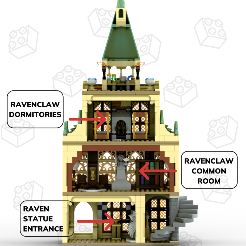 LEGO MOC HP Raven Tower and Common Room by boyfriendbuilds ...