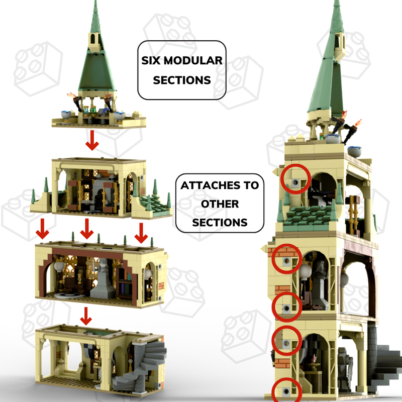 LEGO MOC HP Raven Tower and Common Room by boyfriendbuilds ...