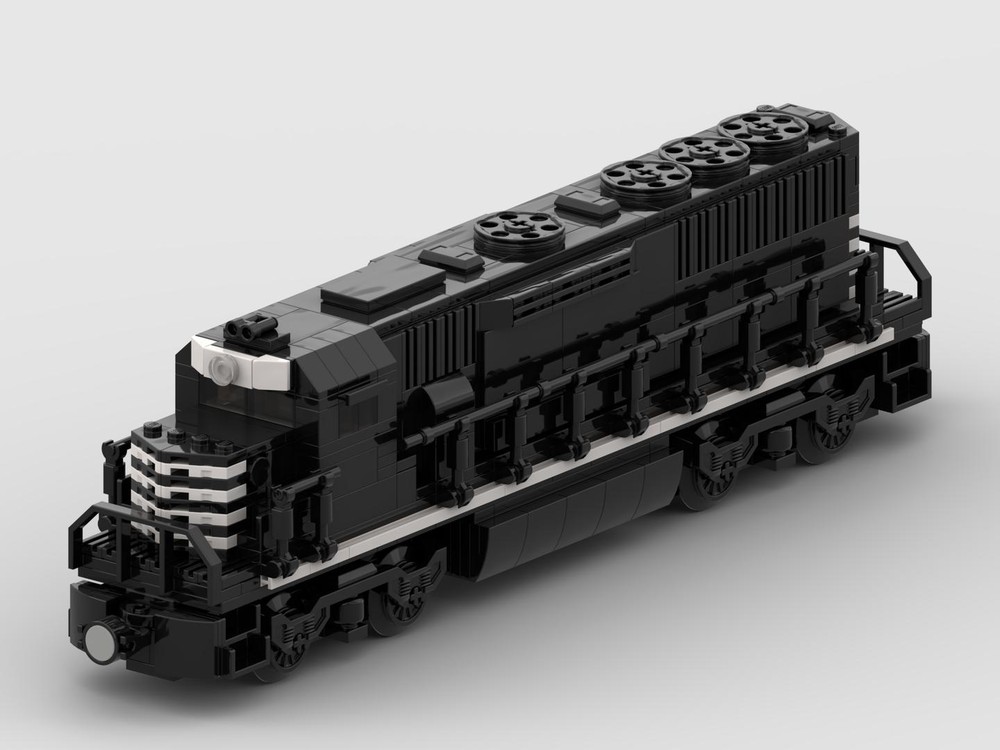 LEGO MOC Norfolk Southern EMD GP40-2 by BuMu | Rebrickable - Build with ...