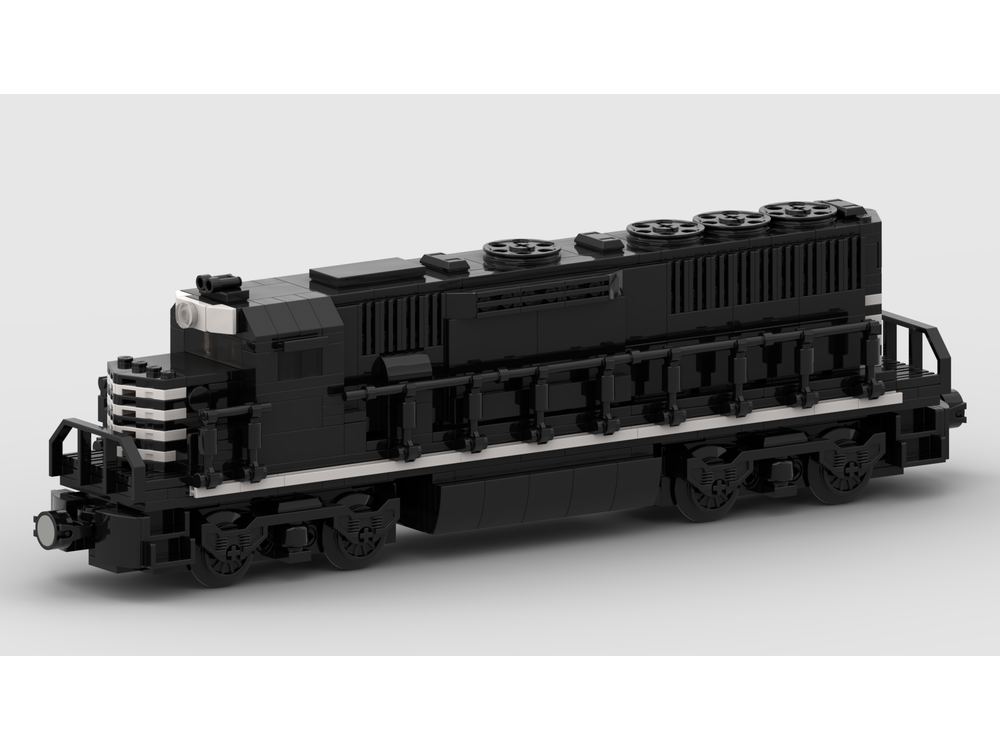 LEGO MOC Norfolk Southern EMD GP40-2 by BuMu | Rebrickable - Build with ...
