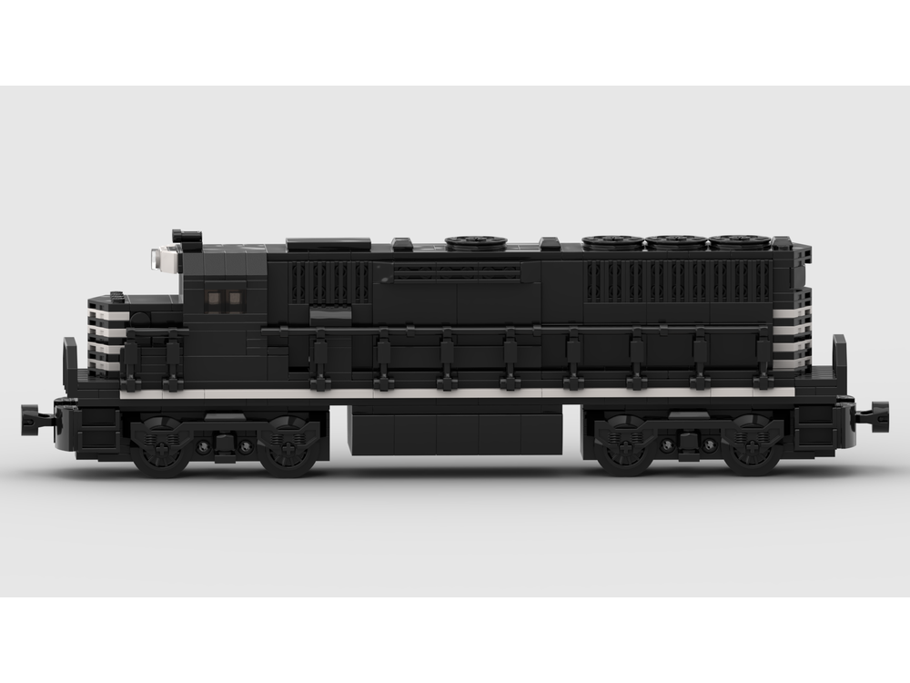 Lego Moc Norfolk Southern Emd Gp40 2 By Bumu Rebrickable Build With