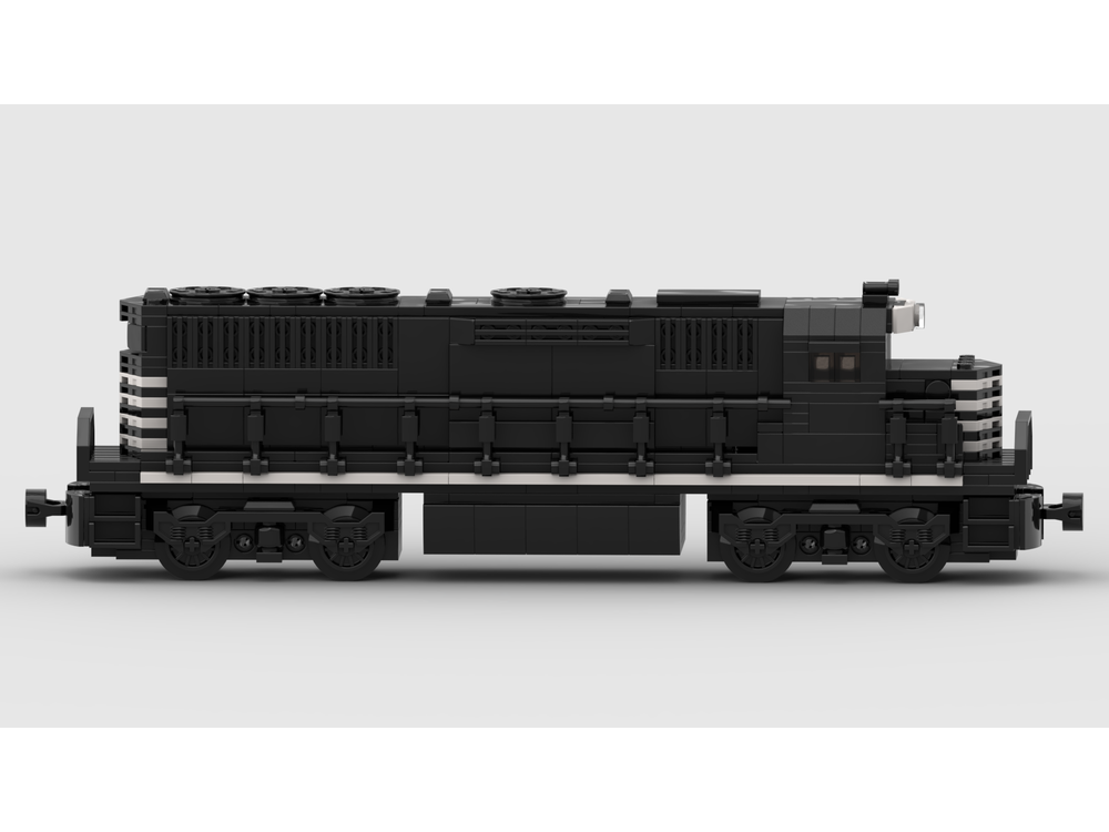 Lego Moc Norfolk Southern Emd Gp40 2 By Bumu Rebrickable Build With